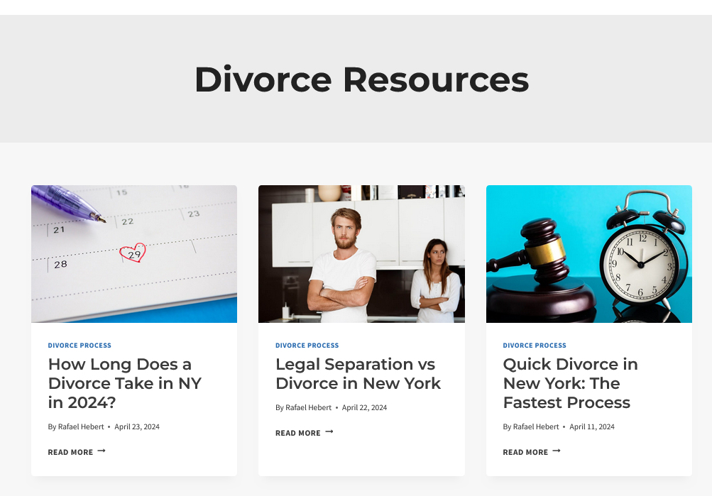 Divorce Resources - Online Divorce NY